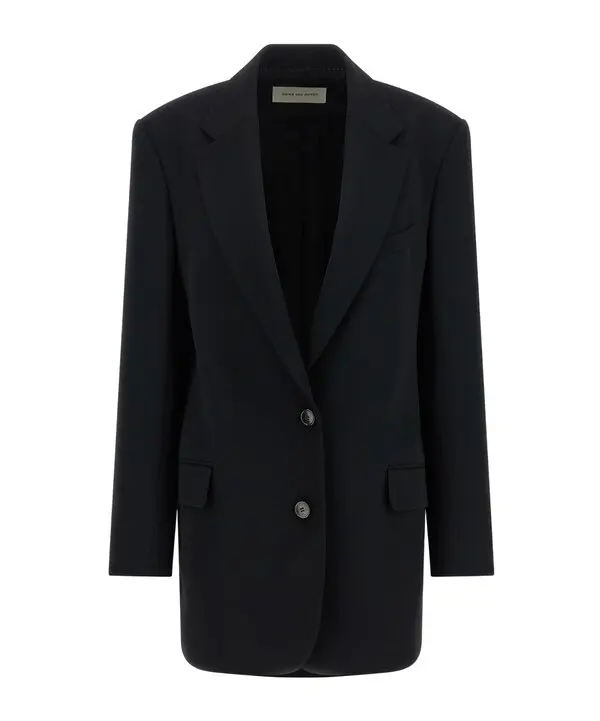 Dries Van Noten Single-breasted Crêpe Blazer