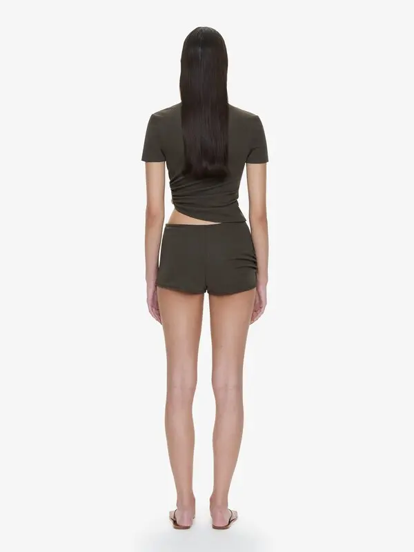 Christopher Esber Droplet Crystal Ruched Tee