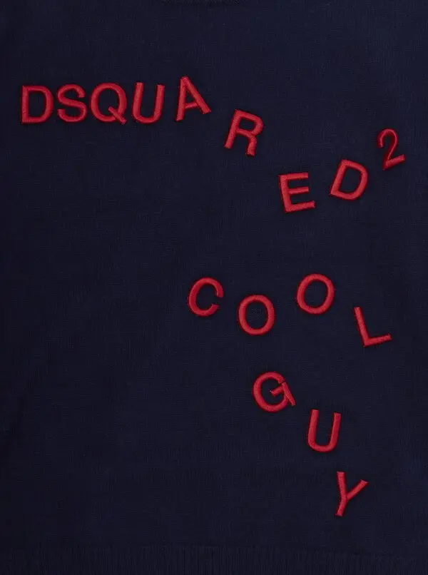 Dsquared2 Embroidered Logo-patch Sweater