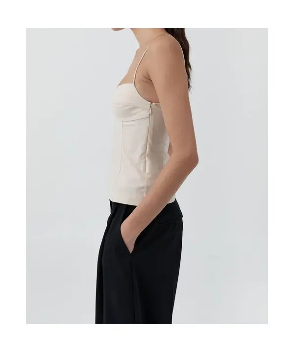 ST. AGNI Cotton Blend Camisole