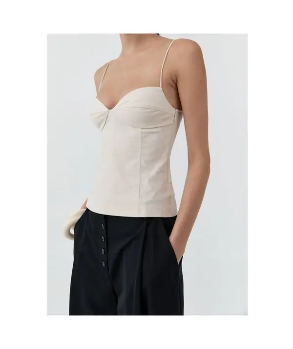 ST. AGNI Cotton Blend Camisole