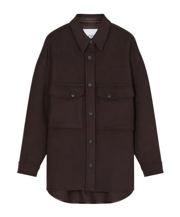 Closed Button-up Oversized Jacket