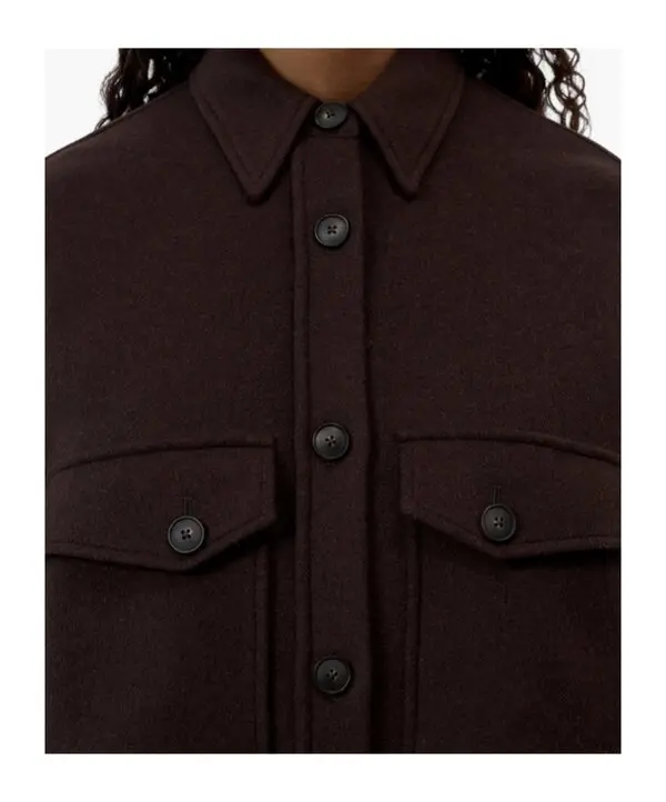Closed Button-up Oversized Jacket