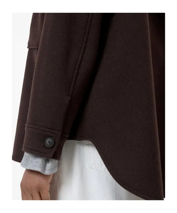 Closed Button-up Oversized Jacket