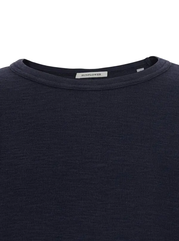 SUNFLOWER Waffle Long-sleeve Knitted Top