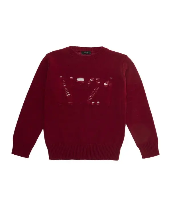 N.21 Long Sleeve Crew Neck Sweater