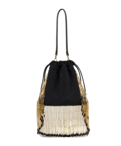 Etro Small Suede Kalispera Bag With Embroidery And Beads