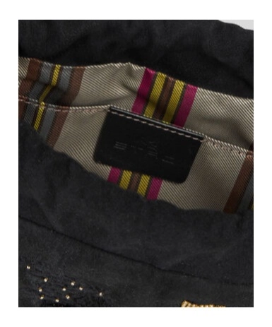Etro Small Suede Kalispera Bag With Embroidery And Beads