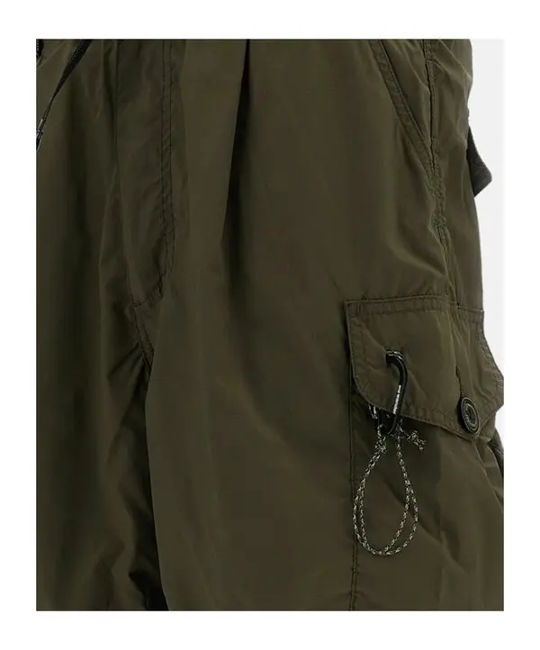 AND WANDER Workwear Belted Shorts