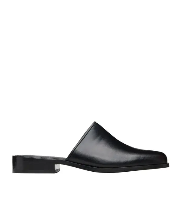 Studio Nicholson Square-toe Mules - Black
