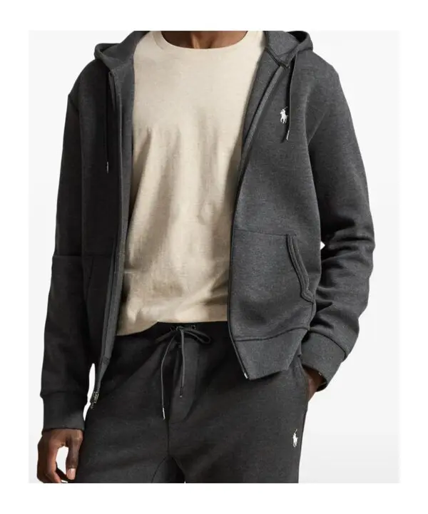 Polo Ralph Lauren Full-zip Sweatshirt With Signature Pony Motif - Grey