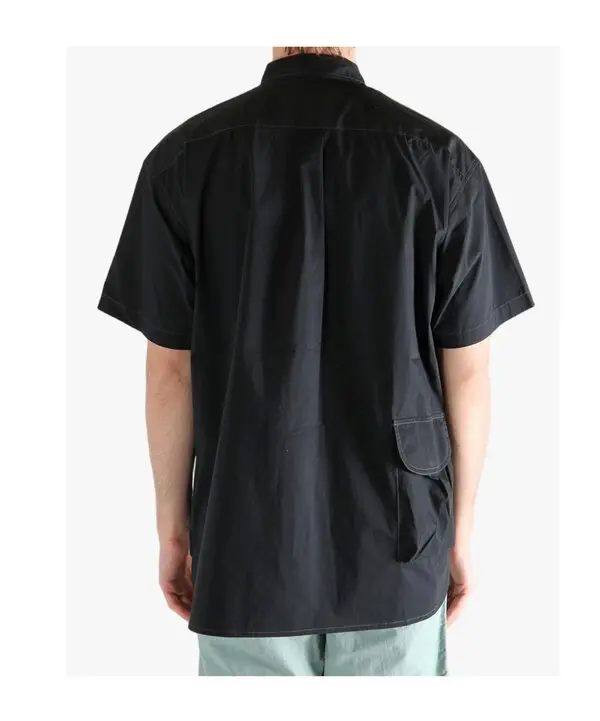 AND WANDER Cargo-pocket Buttoned Shirt