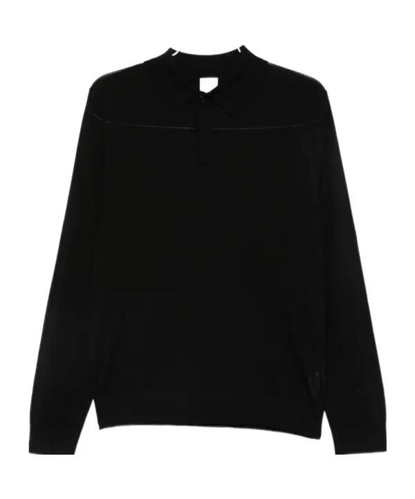 Paul Smith Long-sleeve Knit Top - Black