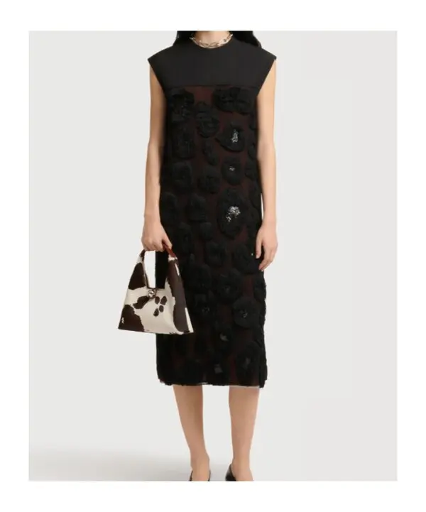 Marni Cow-print Shoulder Bag