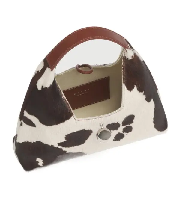 Marni Cow-print Shoulder Bag