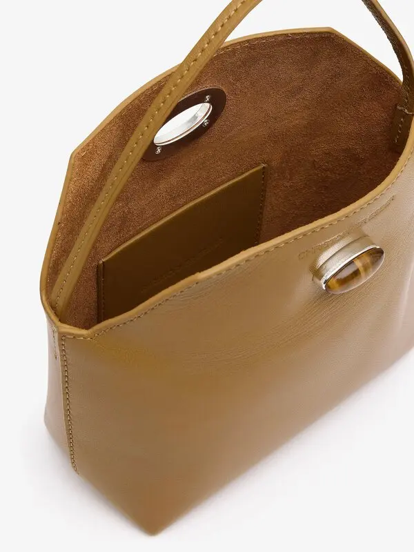 Christopher Esber Turnlock Mini Bag - Brown