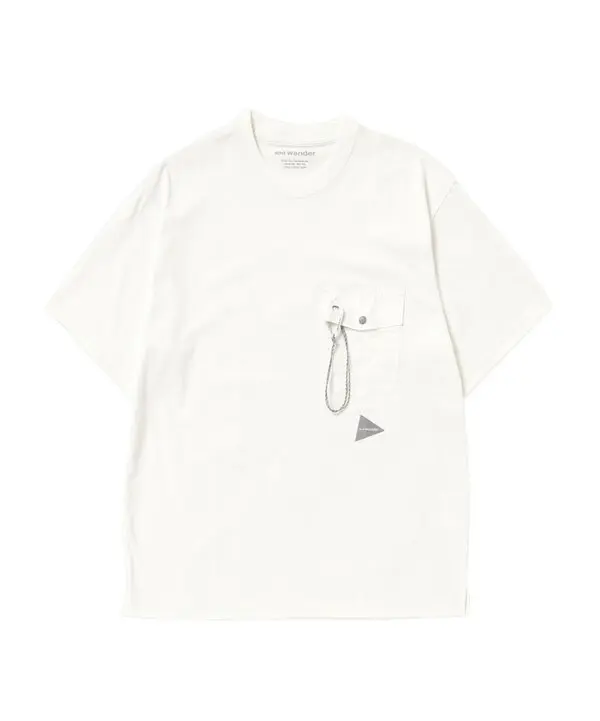 AND WANDER Carabiner T-shirt - White