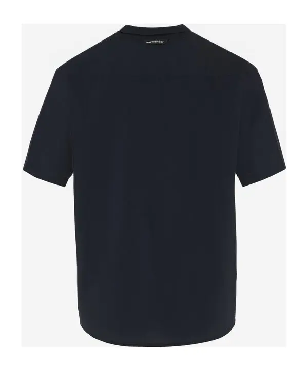 AND WANDER Collared Short-sleeved Shirt