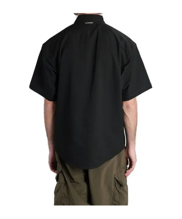 AND WANDER Collared Short-sleeved Shirt