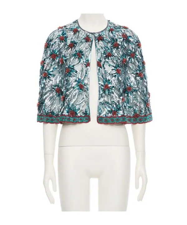 Valentino Garavani Round-neck Shawl - White