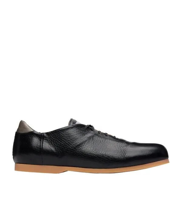 Our Legacy Square Toe Lace-up Leather Sneakers - Deep Ocean Blue