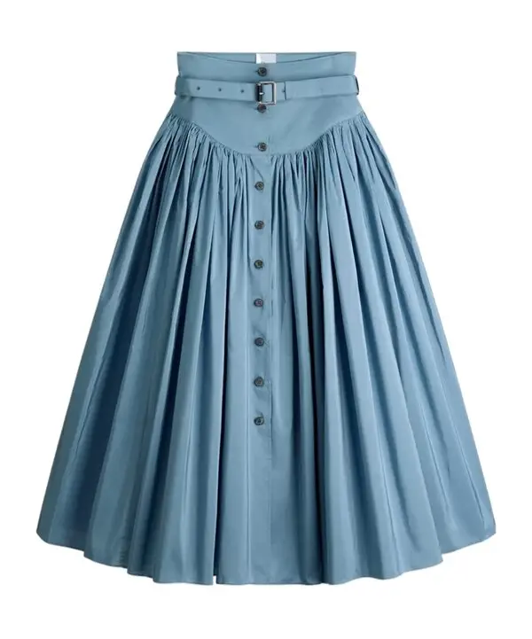 Dior Dioriviera Pleated Mid-length Skirt