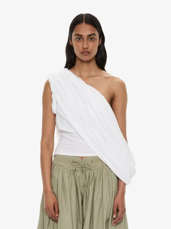 Christopher Esber Aiba Draped Jersey Tee