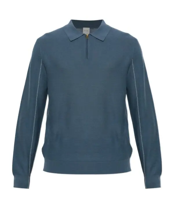 Paul Smith Long-sleeve Knit Top - Blue