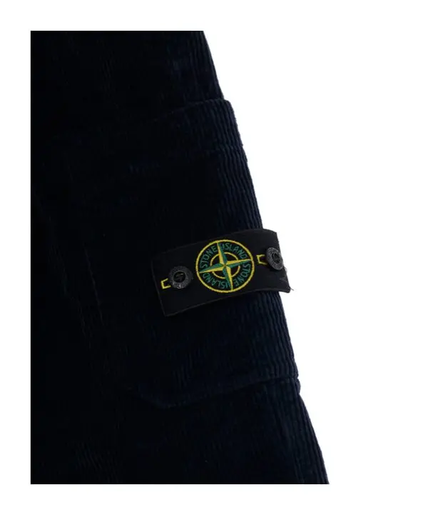 Stone Island Compass-patch Corduroy Cargo Pants