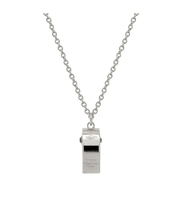 VIVIENNE WESTWOOD Man. Whistle Pendant Necklace - Gray