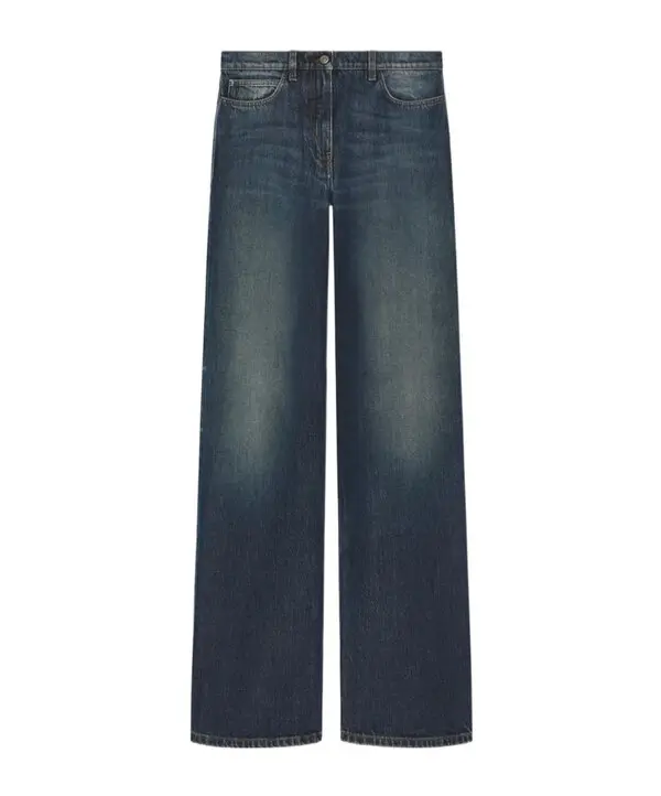 COURREGES Faded-effect Wide-leg Jeans