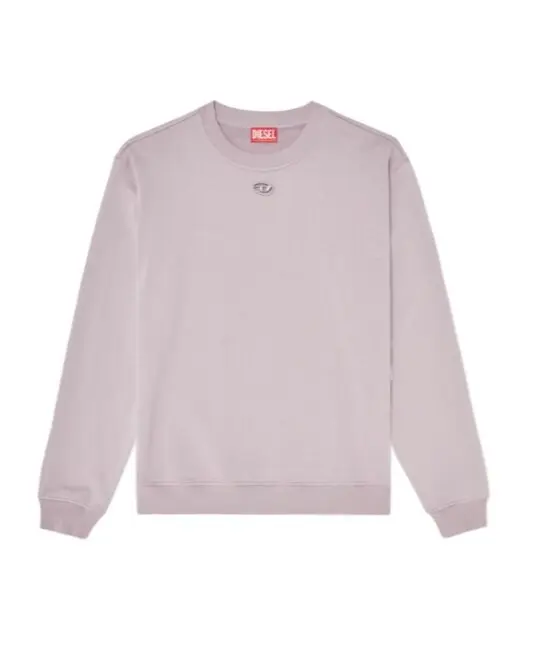 DIESEL® Oval-d Embroidered Sweatshirt - Lavender