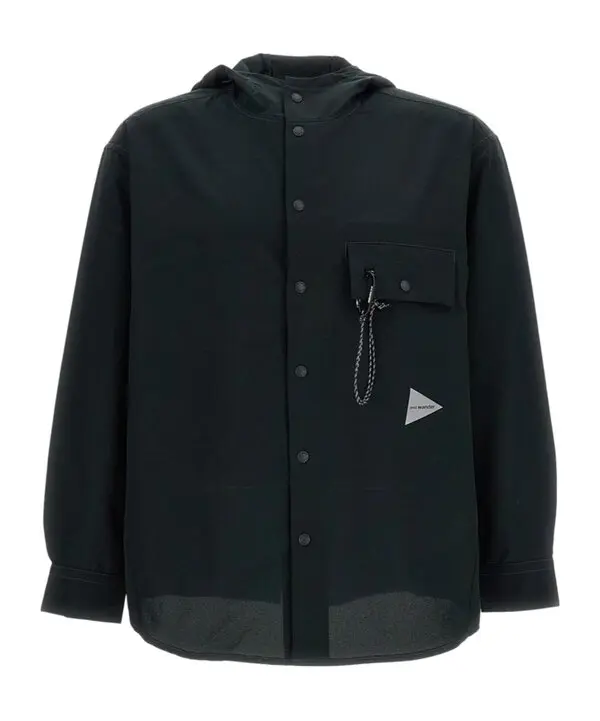 AND WANDER Hooded Casual Jacket