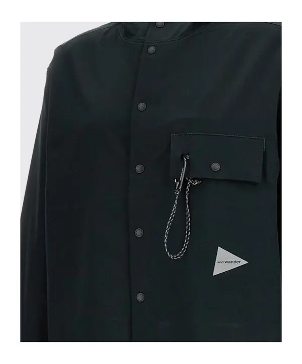 AND WANDER Hooded Casual Jacket