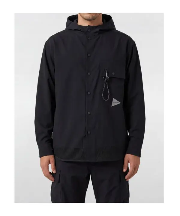 AND WANDER Hooded Casual Jacket