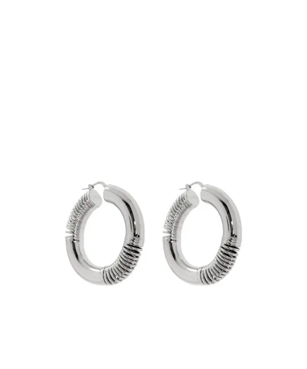 Marni Round Earrings - White