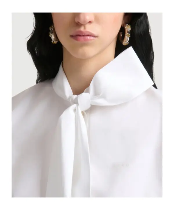 Marni Rhinestone Daisy Hoop Earrings