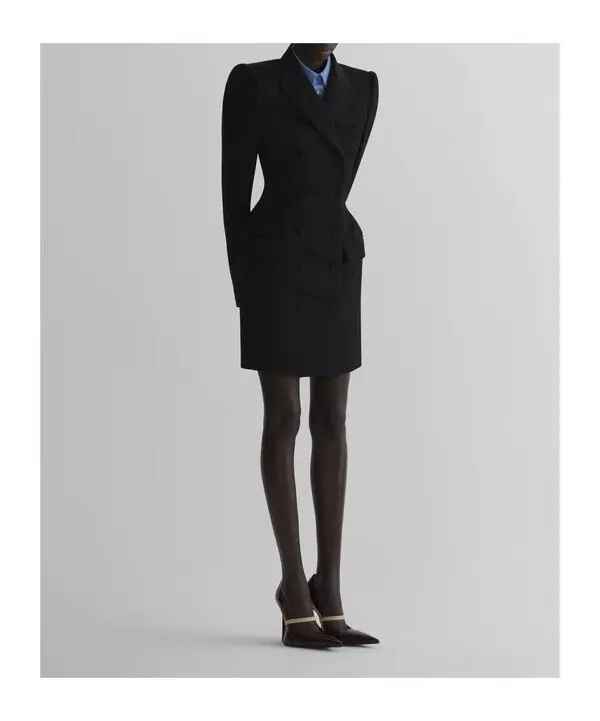 MUGLER Mini Hourglass Dress Jacket