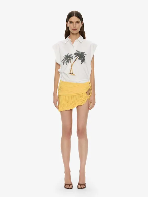Christopher Esber Beach Glass Bubble Mini Skirt - Soleil