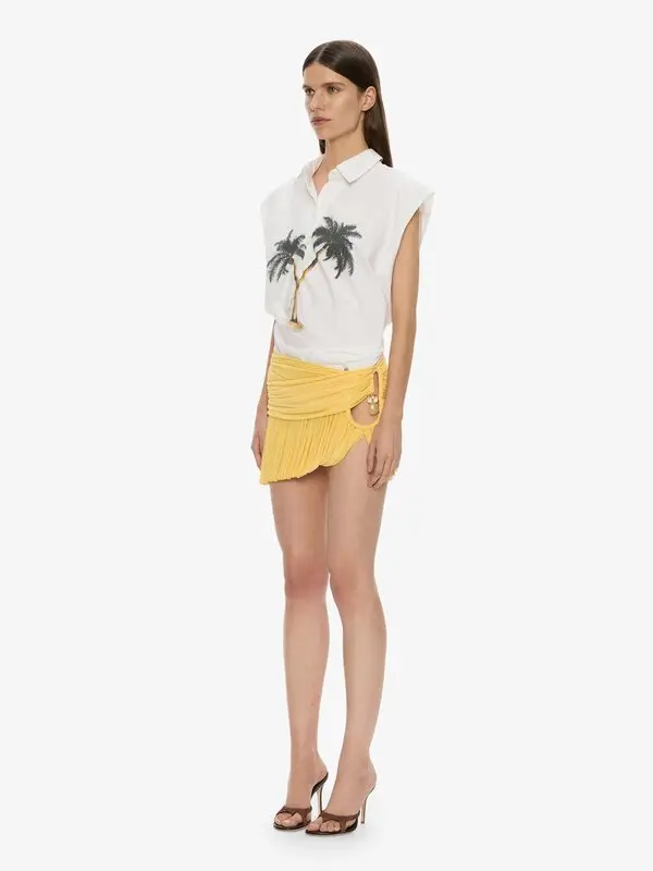 Christopher Esber Beach Glass Bubble Mini Skirt - Soleil
