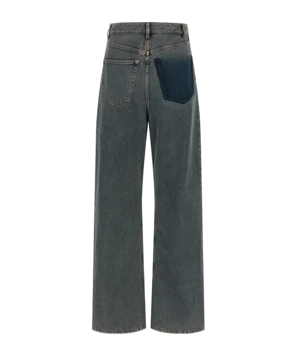 MAISON MARGIELA Back To Back Wide-leg Jeans - Grey