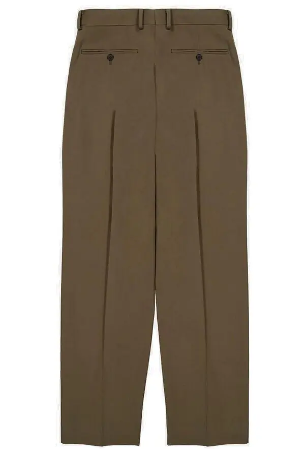 Auralee Pleated Straight-leg Pants