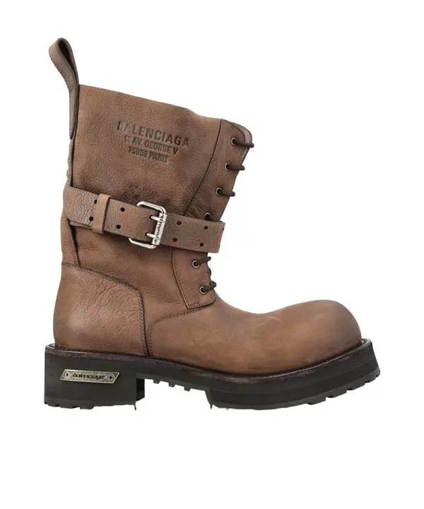 Balenciaga Round-toe Ankle Boots