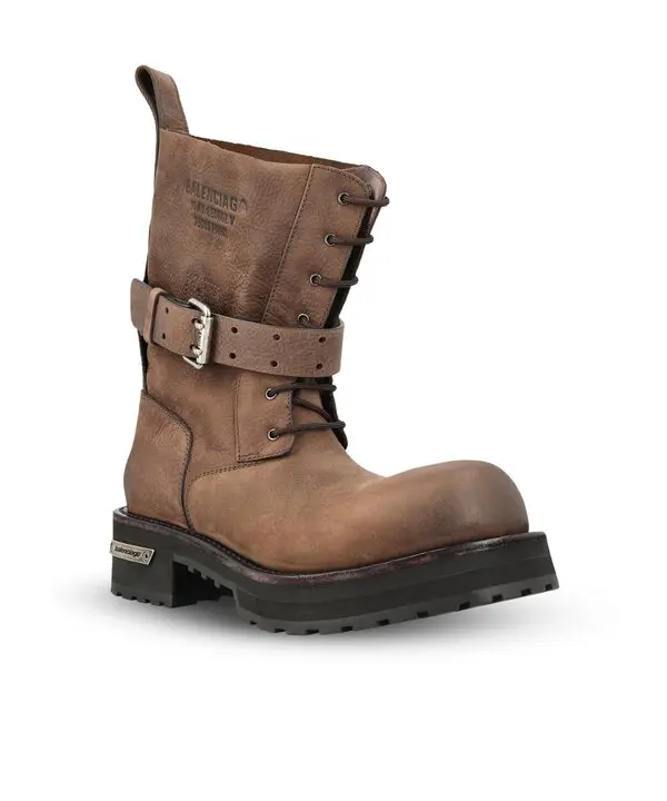 Balenciaga Round-toe Ankle Boots
