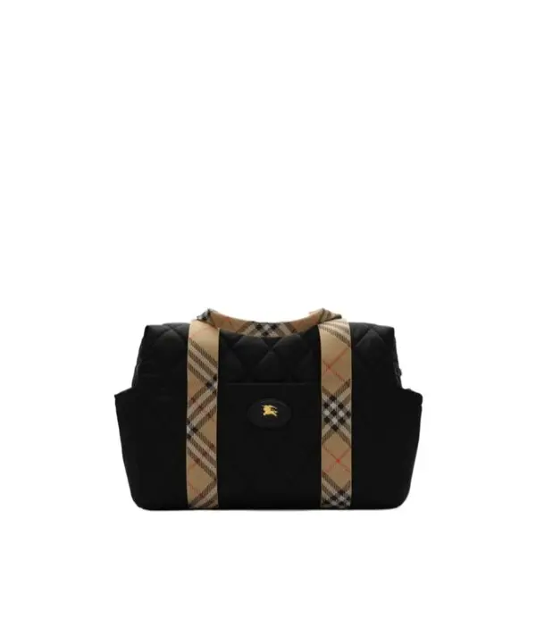 Burberry Check Trim Quilted Nylon Baby Changing Bag