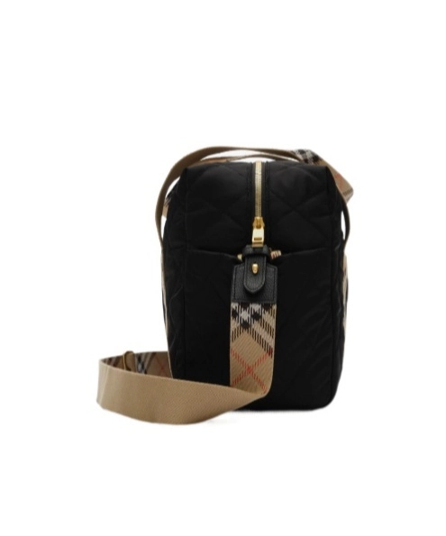 Burberry Check Trim Quilted Nylon Baby Changing Bag
