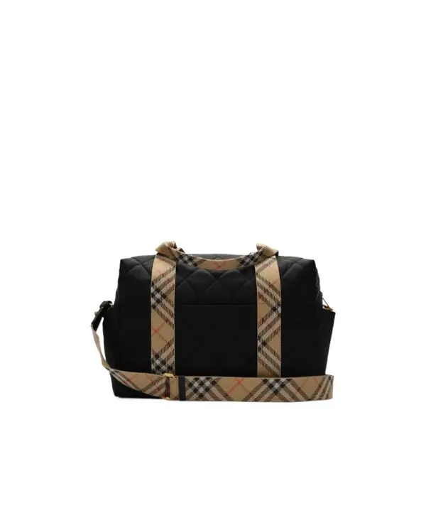Burberry Check Trim Quilted Nylon Baby Changing Bag