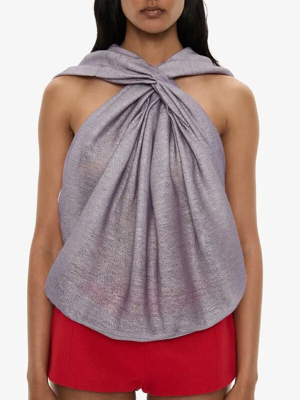 Christopher Esber Draped Hooded Top