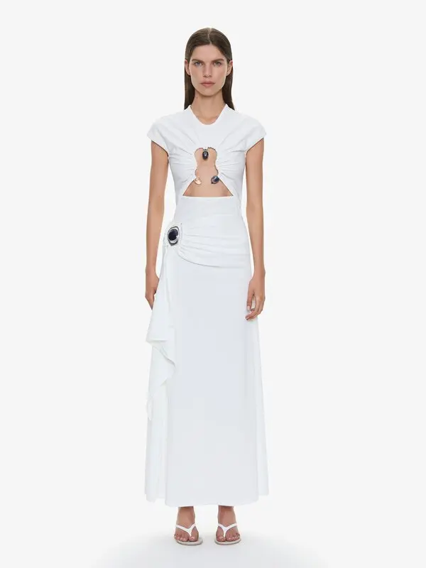 Christopher Esber Hiero Crystal Capped Tee
