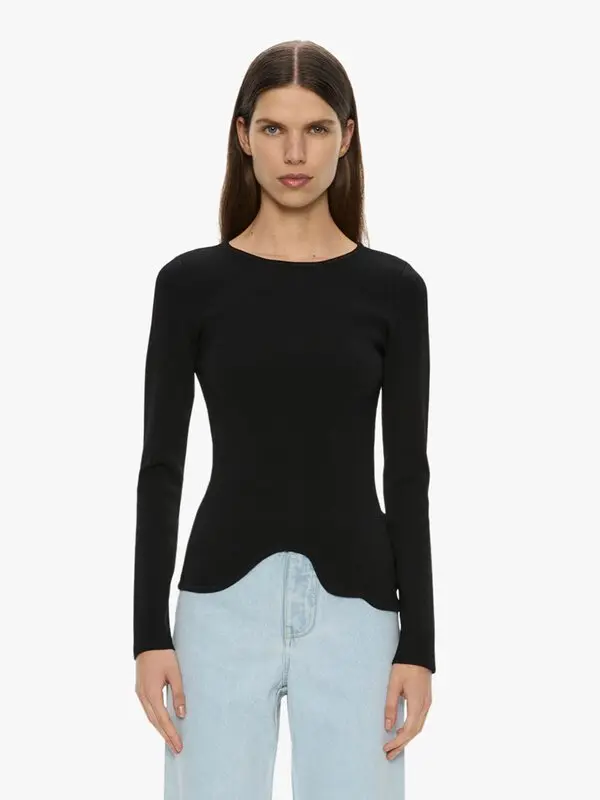 Christopher Esber Maparadita Long Sleeve Top - Black